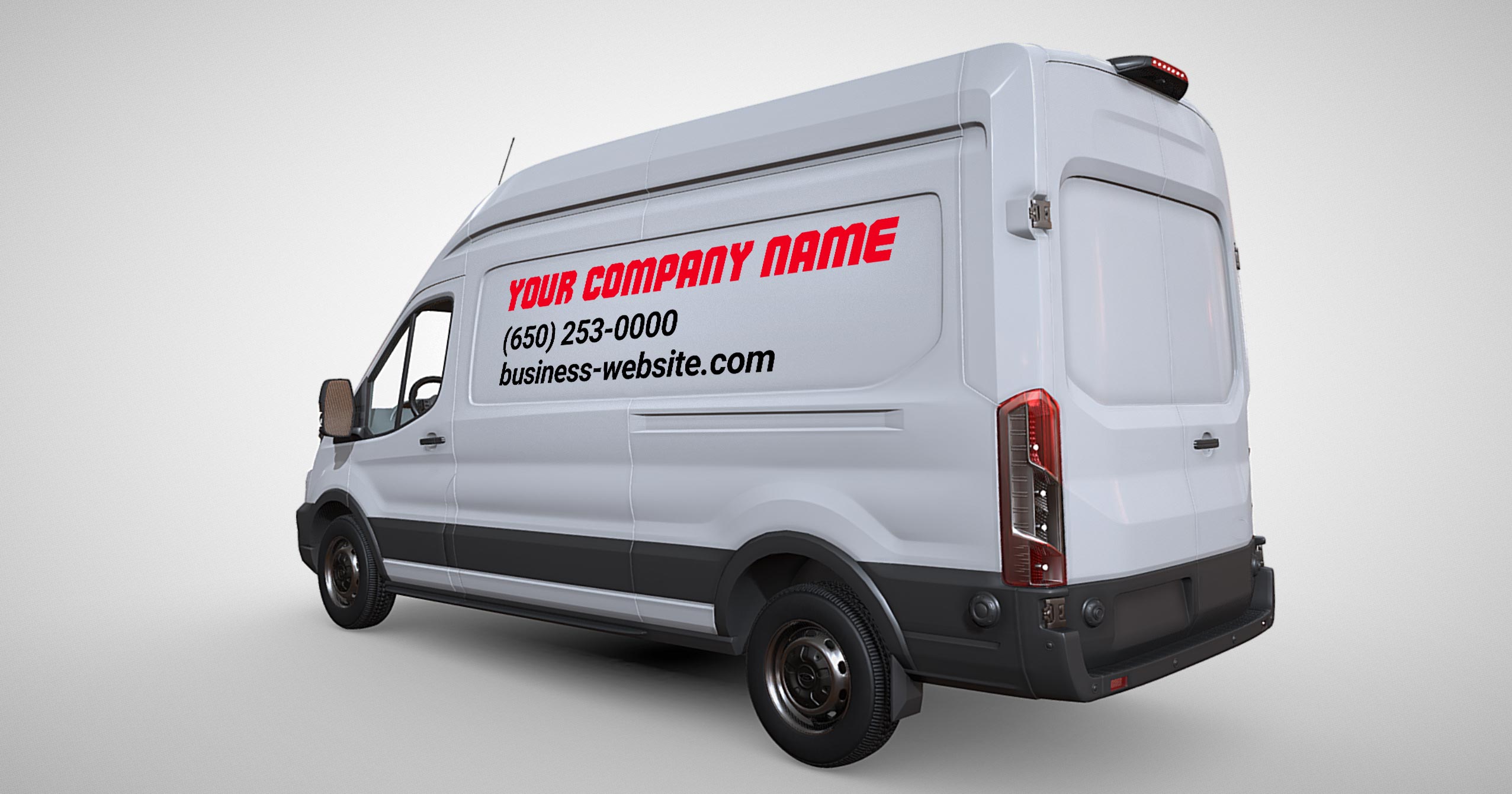 Custom Decals For Trucks and Work Van Fleet (Company Name, Business ...